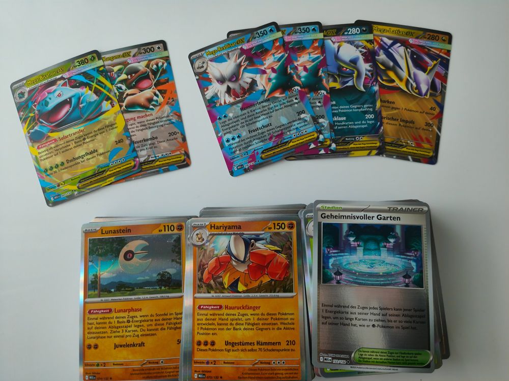 Pokemon DE - Mega Evolution - Holos & ex - 120+ Karten (Neu (gemäss ...