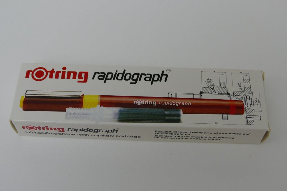 Rotring Tuschefüller Rapidograph 0.13 mm (Neu und originalverpackt) in ...