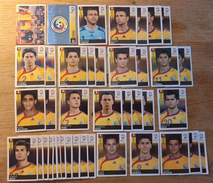 Panini EM 2008 / 41 Stickers vom Team Rumänien (Gebraucht) in Horw für ...