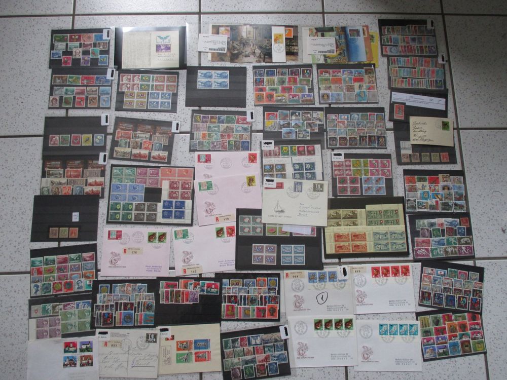 Umfangreicher Posten PJ und PP auf Steckkarten ! | Comprare su Ricardo