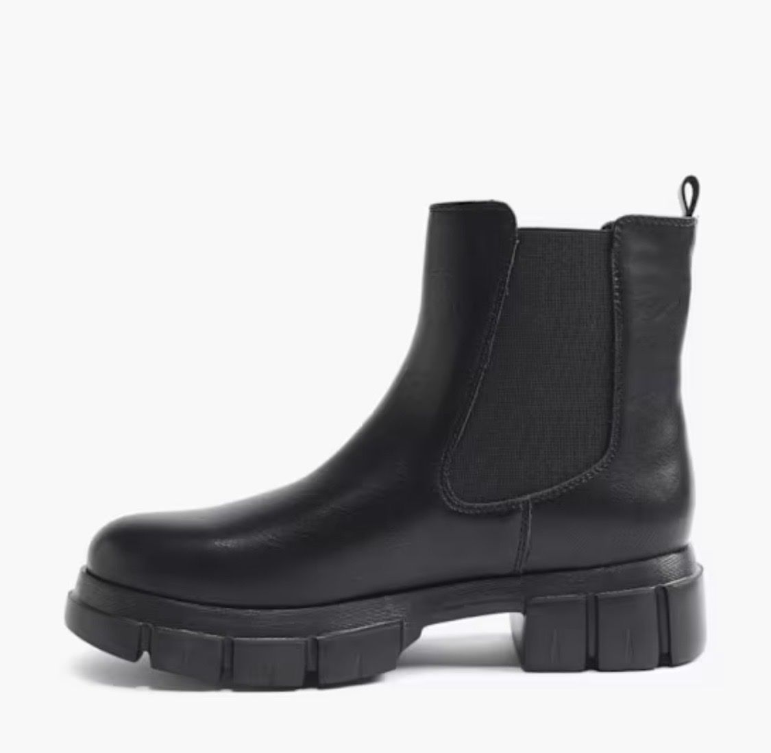 Schwarze Chelsea Boots mit Plateausohle, (Neu (gemäss Beschreibung)) in ...