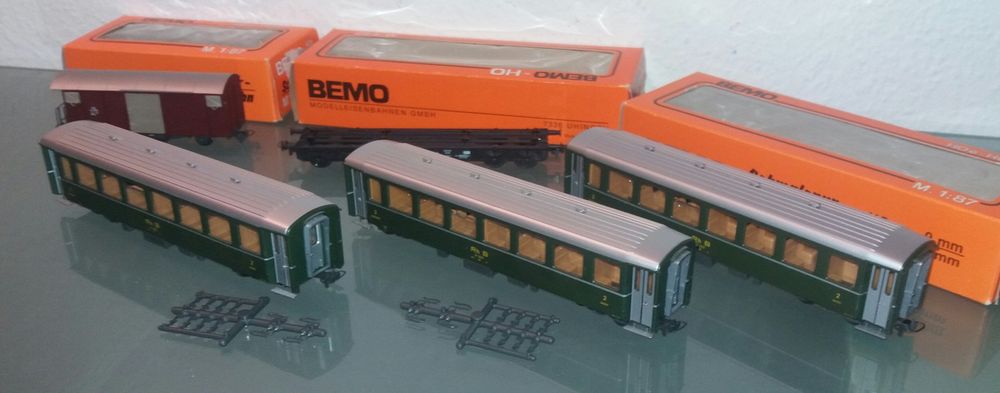 Bemo HOm - - 5 teiliges Wagenset aus Anlagenauflösung | Kaufen auf Ricardo