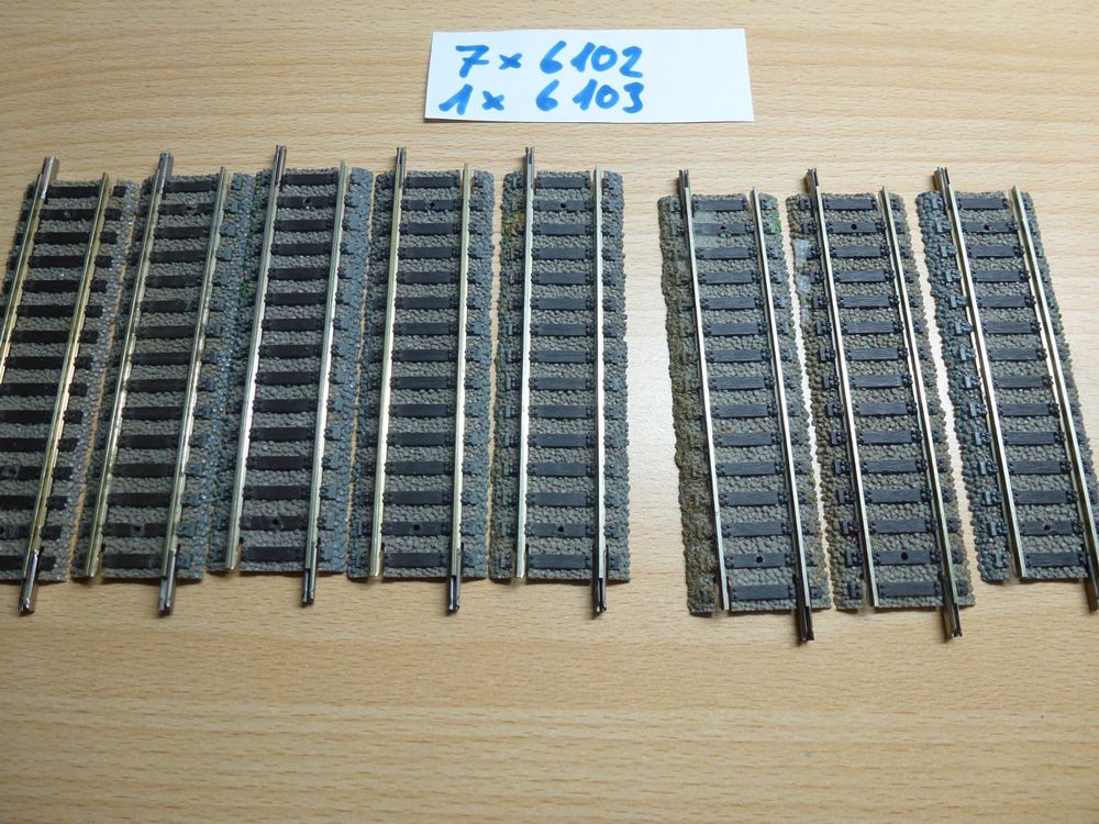 Fleischmann H0 Profigleis 7x6102 + 1x6103 (Gebraucht) in Hombrechtikon ...