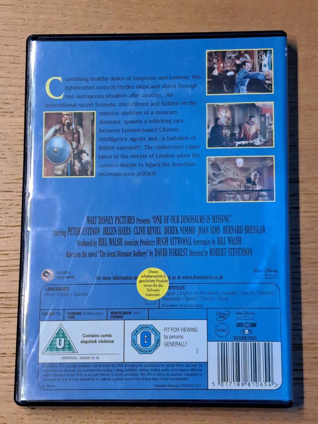 IMPORT DVD One of our Dinosaurs is missing, Walt Disney (Neu (gemäss ...