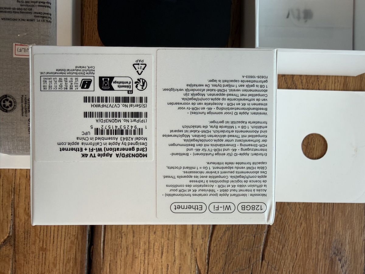 Apple TV 4K (Swisscom TV Box) – neu & originalverpackt (Neu und ...