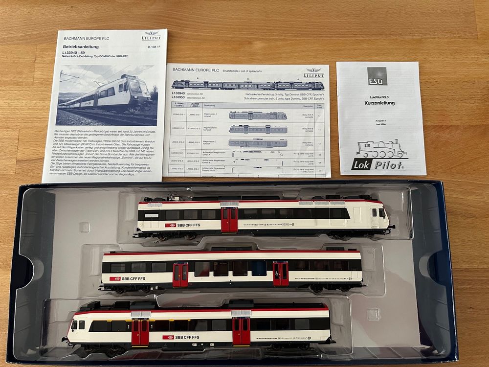 Liliput SBB NPZ Domino H0 Digital Wechselstrom ESU Dekoder (Gebraucht) in Worben für CHF 425 ...