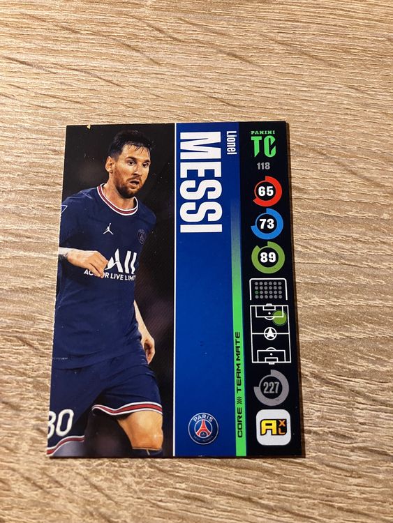 Panini Top Class 2022 Sammelkarten Lionel Messi PSG (Neu (gemäss ...