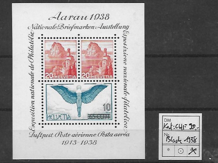 Block 1938 ** Kat: CHF 90.- (Neu (gemäss Beschreibung)) in Basel für CHF 2 – mit Lieferung auf ...