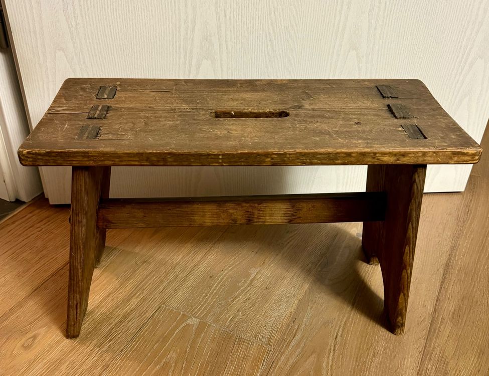 Antikes Fussschemeli Schemel Schemeli Bänkli Bauernhof 50 cm | Kaufen ...