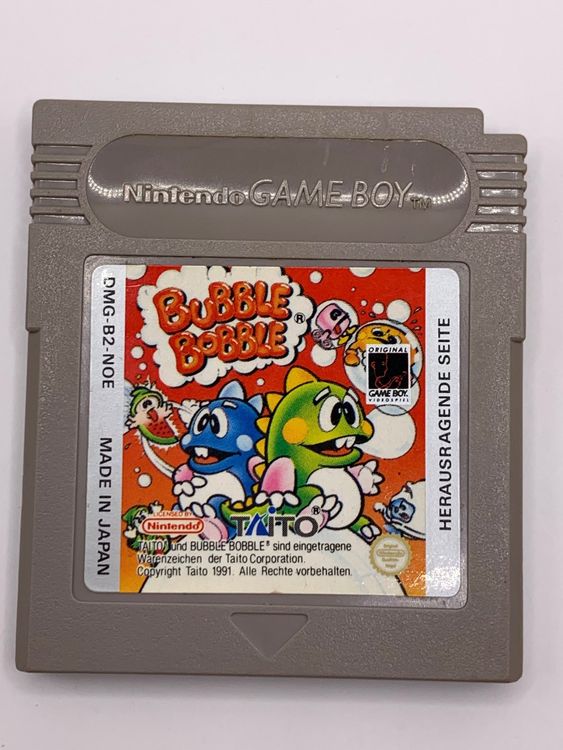 Bubble Bobble - Game Boy - Getestet (Gebraucht) in Ostermundigen für ...