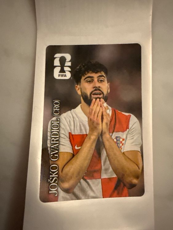 Coca Cola Sticker WM 2026 Josko Gvardiol Panini Heft (Neu (gemäss ...