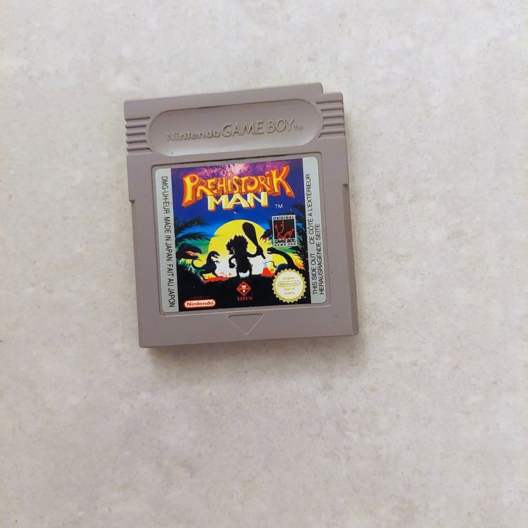 PREHISTORIK MAN (PAL) - NINTENDO GAME BOY (Gebraucht) in Spiegel b ...