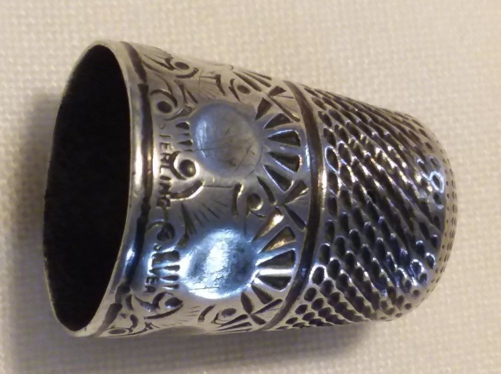 Antiker Fingerhut Sterling Silver | Kaufen auf Ricardo