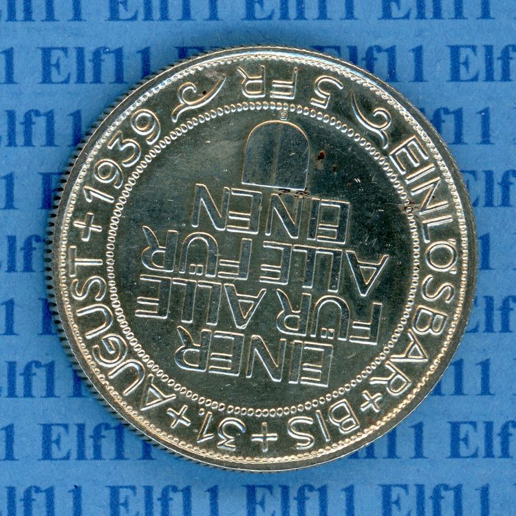 CHF___5.00 1939 Luzern vz+ 5 Franken | Kaufen auf Ricardo