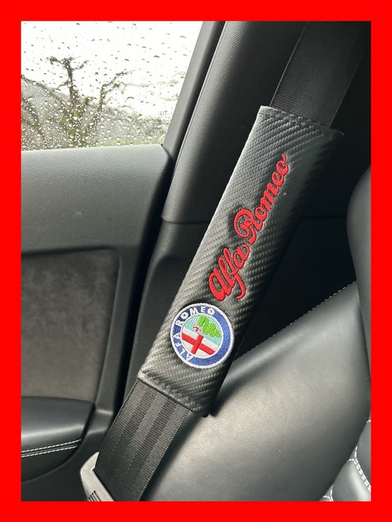 Alfa Romeo Gurtpolster Gurtschutz Stelvio Giulia Giulietta (Neu und originalverpackt) in ...