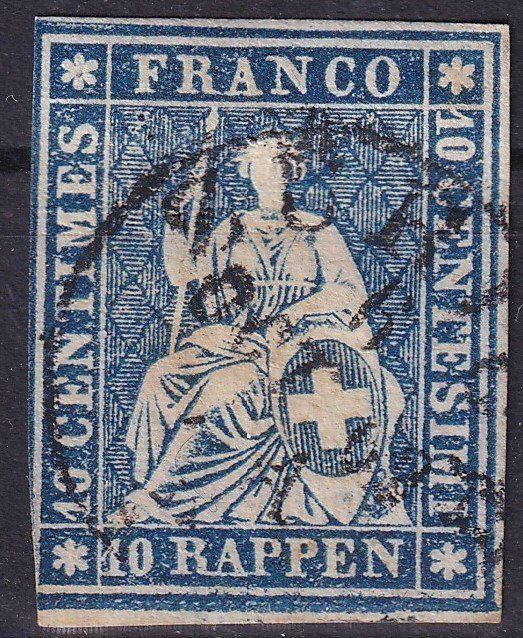 Strubel 23 mit Vollstempel.SF grün (Gebraucht) in Samnaun-Compatsch für CHF 7.5 – mit Lieferung ...