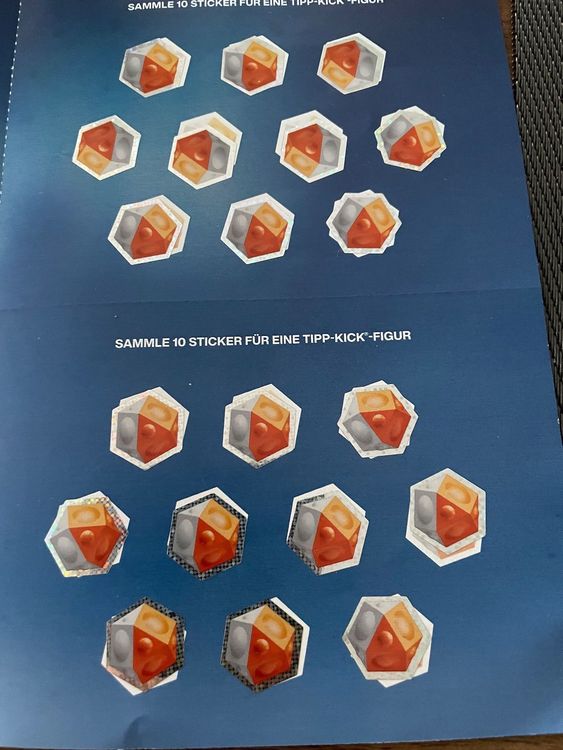 Migros Tipp Kick Mania 2 volle Karten 20 kleber (Neu und originalverpackt) in Illnau für CHF 12 ...