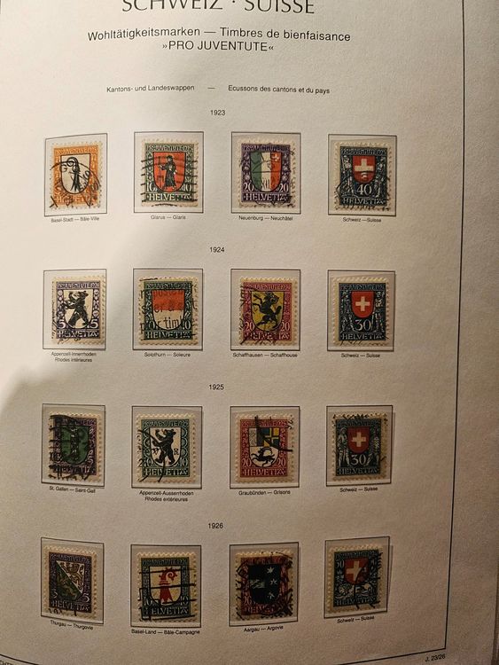 Pro Juventute 1923-1926 (Gebraucht) in Spreitenbach für CHF 5 – mit Lieferung auf Ricardo kaufen