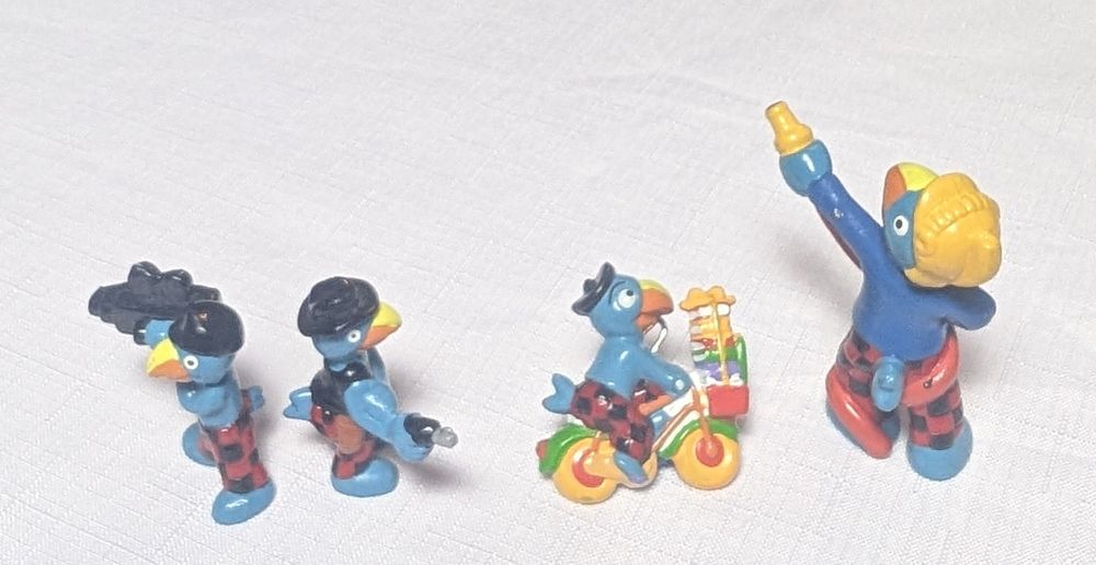 3 Globi Sammel Figuren & 1 Globi Magnet - Globi Verlag (Neu (gemäss ...