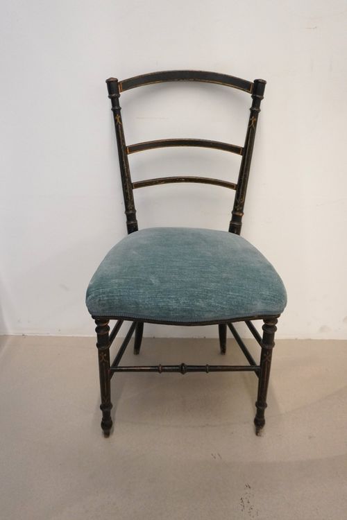 Antiker Holzstuhl Napoleon III blau (HE84) (Gebraucht) in Basel für CHF ...