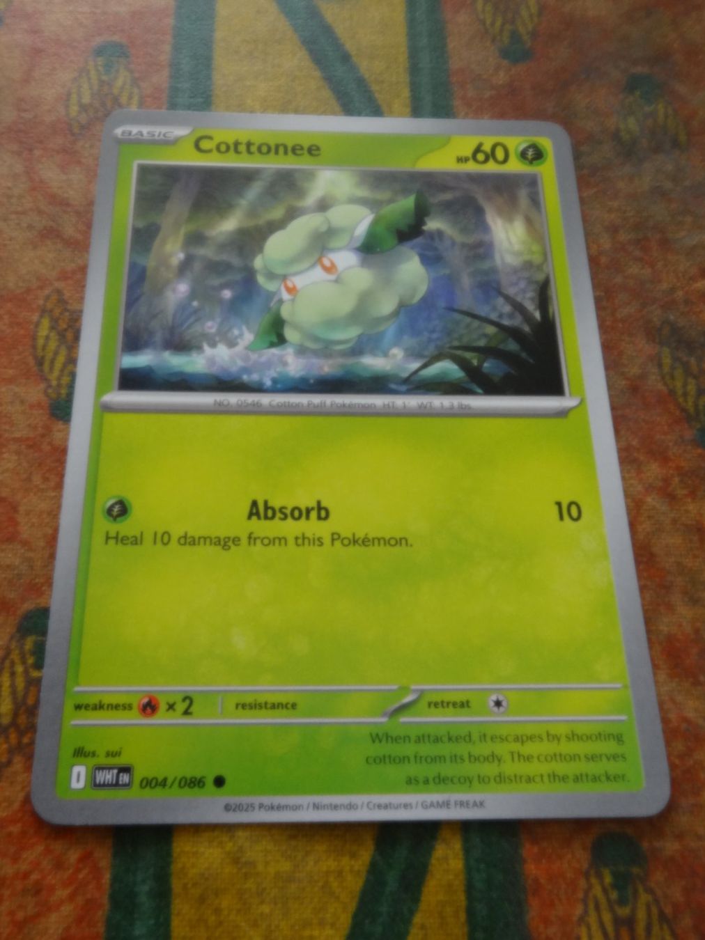 POKEMON Cottonee I WHT EN 004/086 HP60 2025 (D'occasion) à Romanel-sur ...