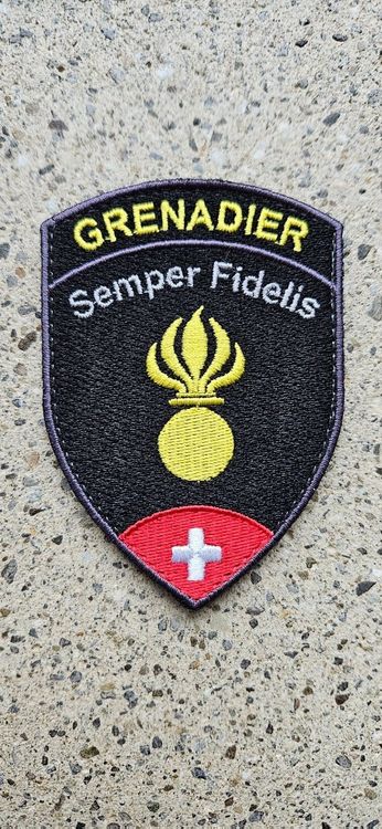 Badge Grenadier Semper Fidelis mit klett *** | Kaufen auf Ricardo