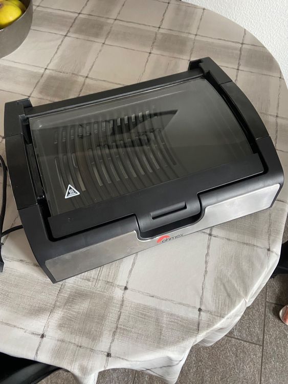 Tischgrill mit Glasdeckel (Gebraucht) in Brislach für CHF 15 – mit Lieferung auf Ricardo kaufen