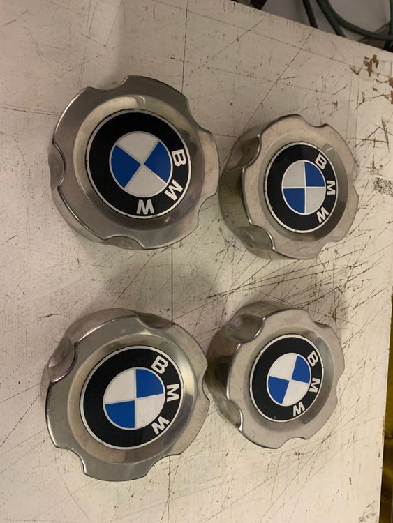 BMW Nabendeckel, Top Zustand, Original, 4 Stück, Alufelgen (Gebraucht ...