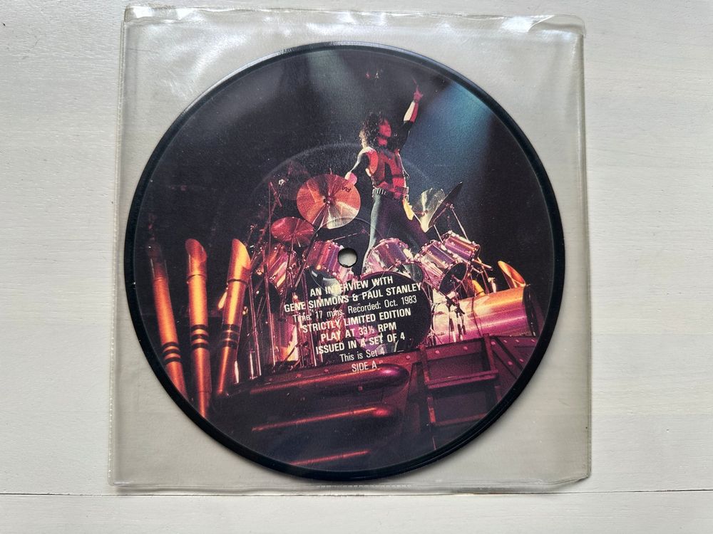 KISS GENE SIMMONS PAUL STANLEY rare Picture disc Kult Single (Gebraucht ...