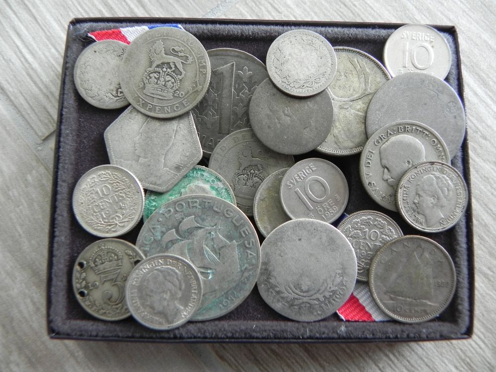 Grosses altes Silber Münzen Lot - Nettogewicht: 57 Gramm | Kaufen auf ...