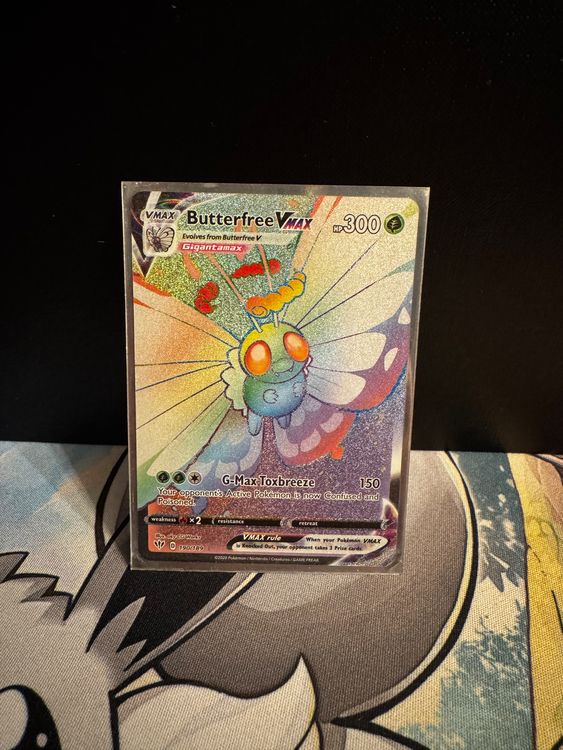 Pokemon Karte Butterfree VMAX Rainbow Rare | Kaufen auf Ricardo