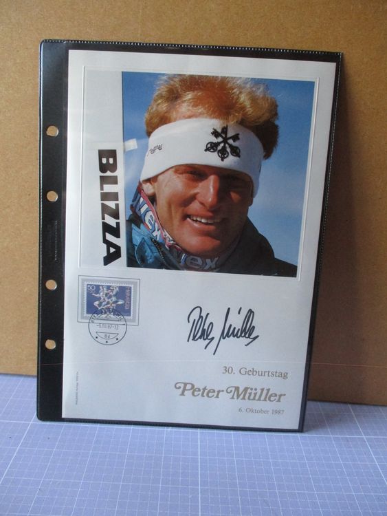Original Autogramm Peter Müller Skirennfahrer Selten! (Gebraucht) in ...