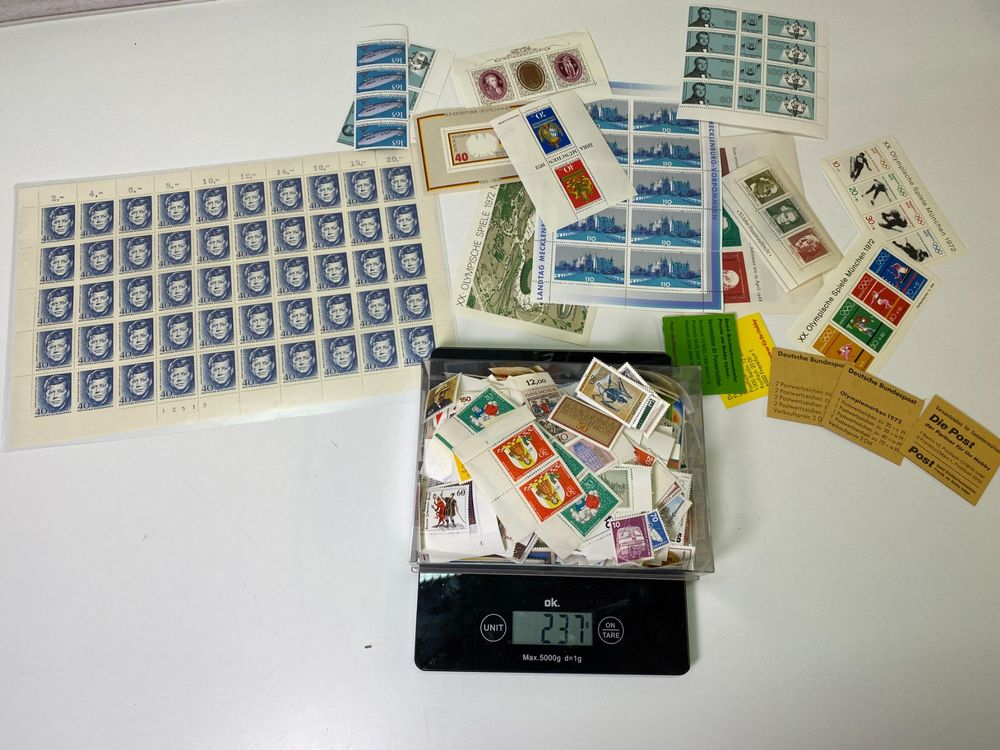 Grosses Lot Deutschland postfrisch aus DM Zeit mit Blöcken (Neu (gemäss ...