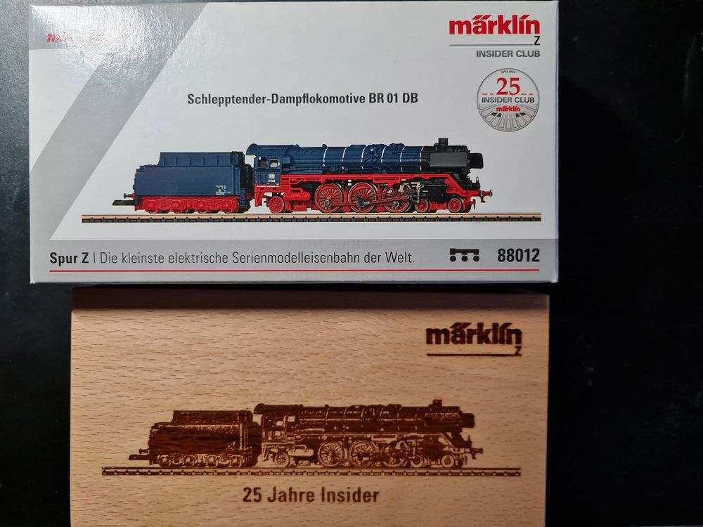 Märklin 88012 Dampflokomotive 01 - Insider CLUB 25Jahre (Neu (gemäss ...