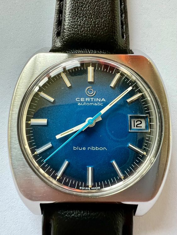 Sammlerstück: CERTINA blue ribbon aus den 1970er Jahren | Kaufen auf Ricardo