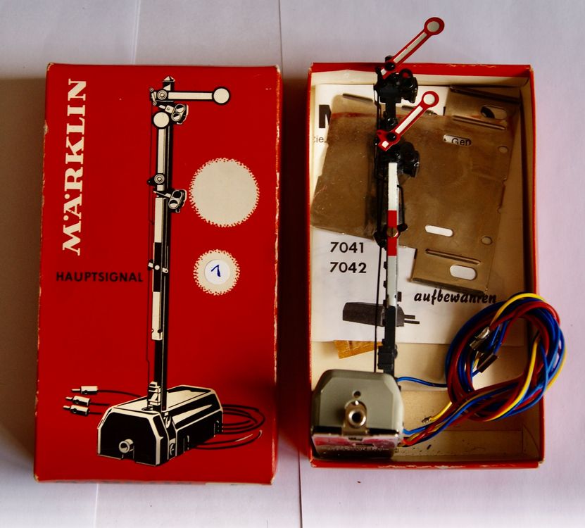 3 Signaux Marklin, 2 x 7039 et 1 x 7040, de 1953 | Kaufen auf Ricardo