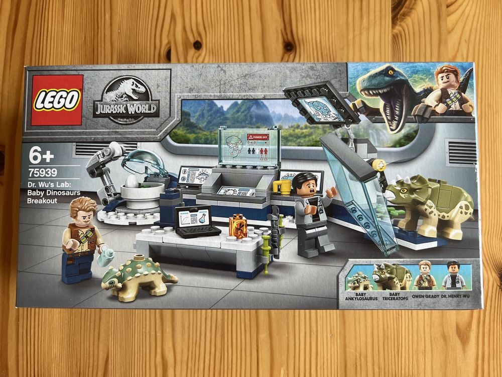 LEGO Jurassic World Dr. Wu's Lab 75939 (Neu und originalverpackt) in ...