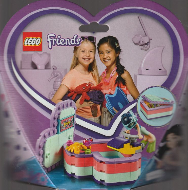 LEGO FRIENDS 41385 LA SCATOLA DEL CUORE DELL'ESTATE DI EMMA (Neu und ...