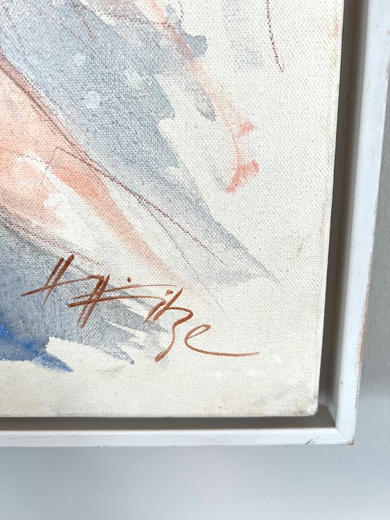 Hans Fitze Schweizer Kunst Zürich Erotisches Öl Gemälde | Kaufen auf Ricardo