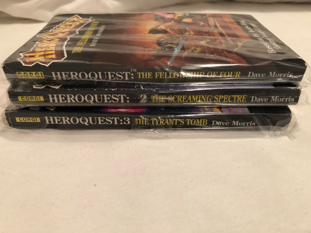 HeroQuest Bücher komplett 1st Edition von Dave Morris (Gebraucht) in ...