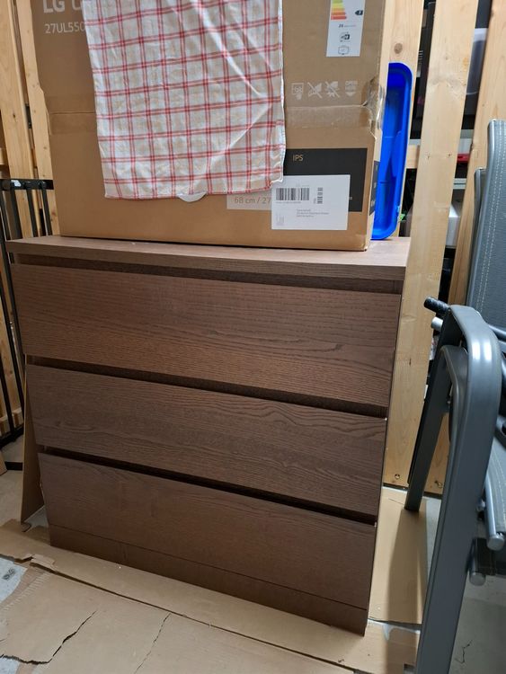 IKEA Kommode MALM in Dunkelbraun Holzoptik (Gebraucht) in Winterthur für CHF 50 – nur Abholung ...