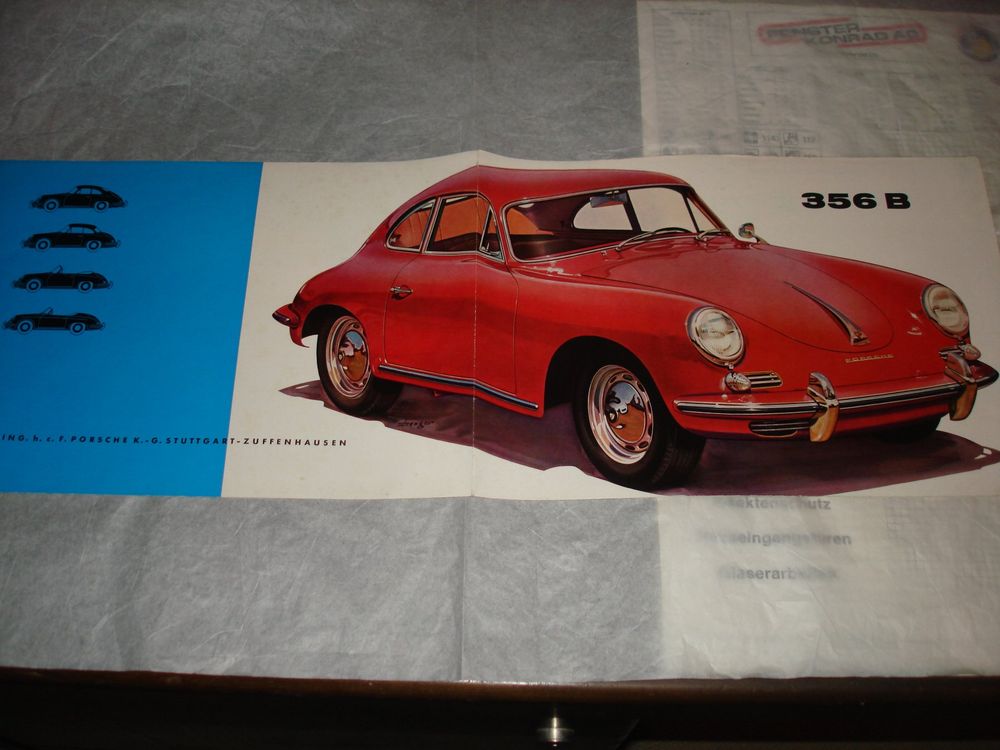 Faltprospekt Porsche 356 B (Neu (gemäss Beschreibung)) in Gossau ZH für CHF 27.5 – mit Lieferung ...