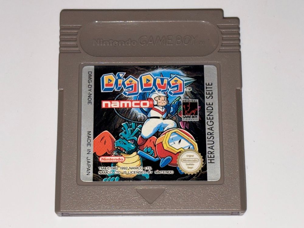 Nintendo Game Boy Classic (GB) Spiel - Dig Dug / DigDug | Kaufen auf ...