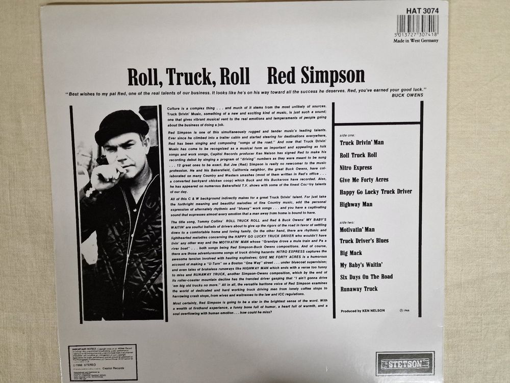Red Simpson LP – Roll,Truck,Roll (Gebraucht) in Root für CHF 6 – mit ...