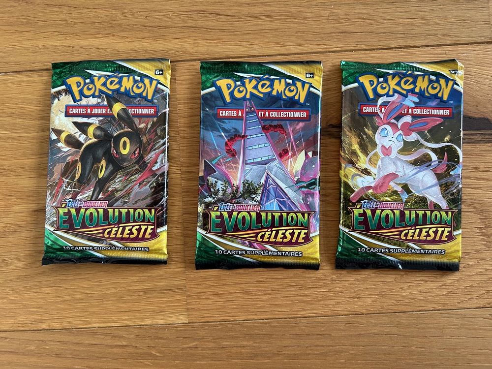 Lot de 3 Boosters Évolution Céleste | Kaufen auf Ricardo