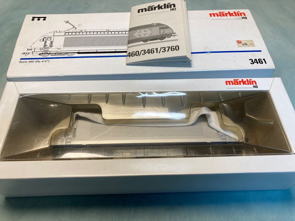 L163 Märklin 3461 RE 4/4 VI, Serie 460, Techno Silber (Gebraucht) in ...