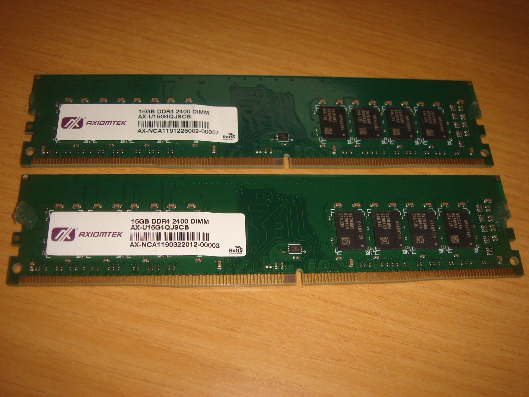 2 stück 16gb ddr4 2400 RAM für Computer. (Gebraucht) in St. Gallen für ...