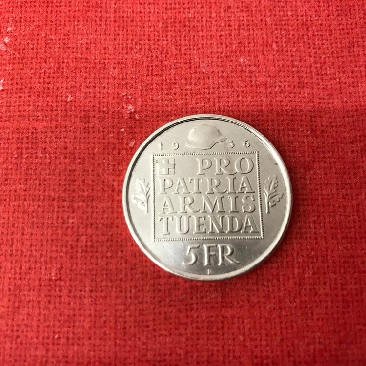 5 Franken Gedenkmünze 1936 Silber | Kaufen auf Ricardo