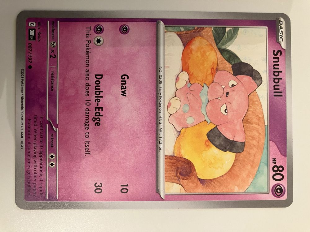 Pokemon Snubbull (Gebraucht) in Ruggell für CHF 0.2 – mit Lieferung auf ...