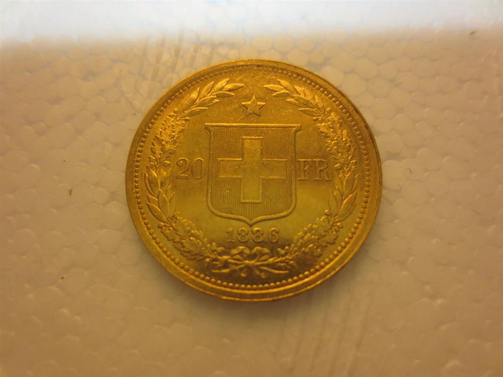 20 Fr. Helvetia 1886 | Kaufen auf Ricardo
